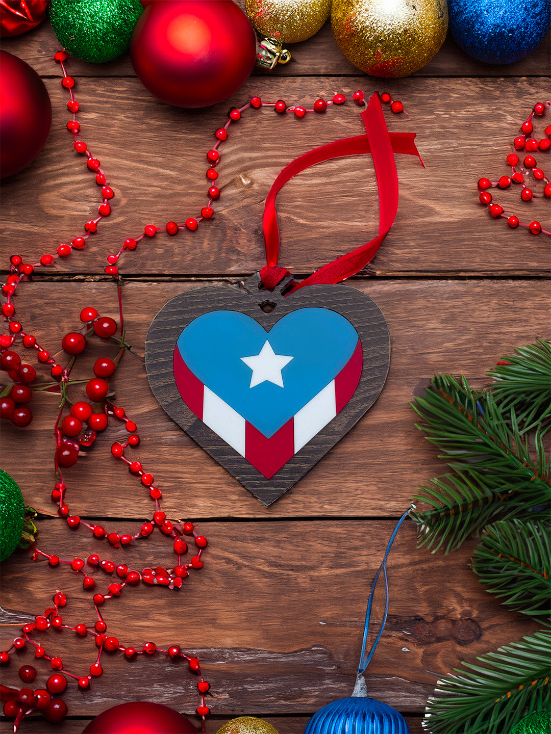 Corazón de Puerto Rico - Decoración navideña – Barrio Cultural